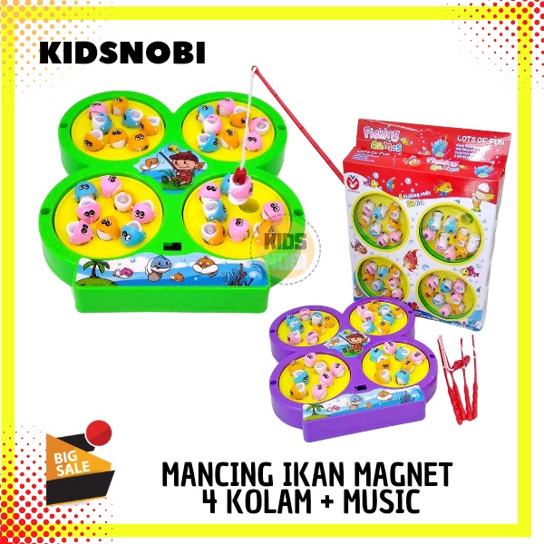 Jual Fishing Game / Mancing Ikan 4 Kolam Magnet | Shopee Indonesia