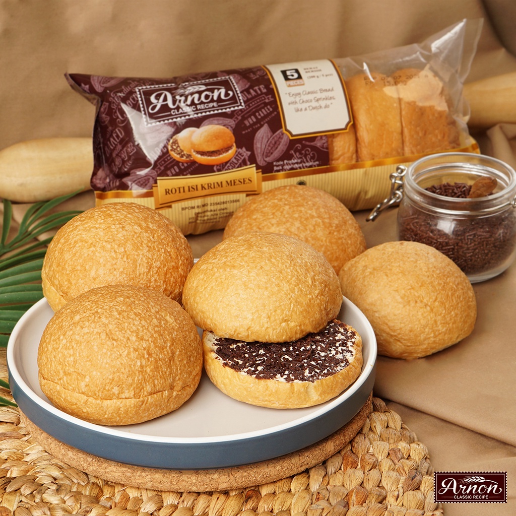 Jual Roti Cream Messes Arnon Bakery 200gr | Shopee Indonesia