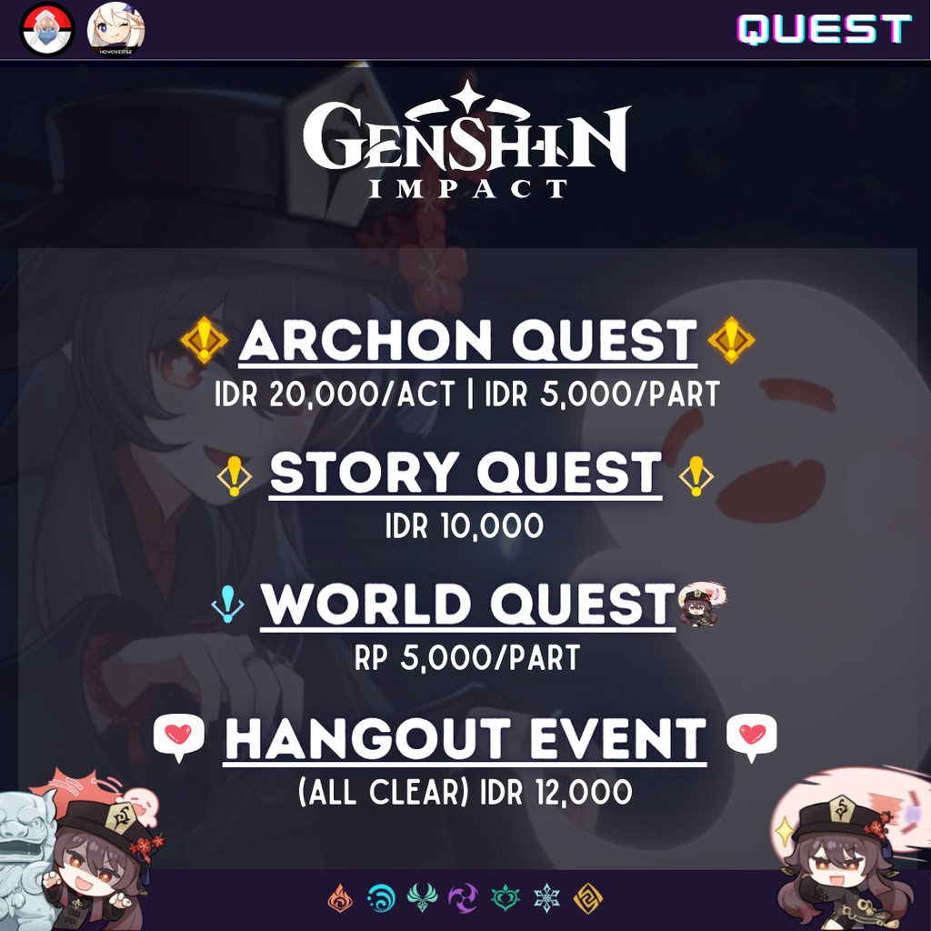 Jual [Genshin Impact] Joki Quest Genshin Impact (Archon Quest, World ...