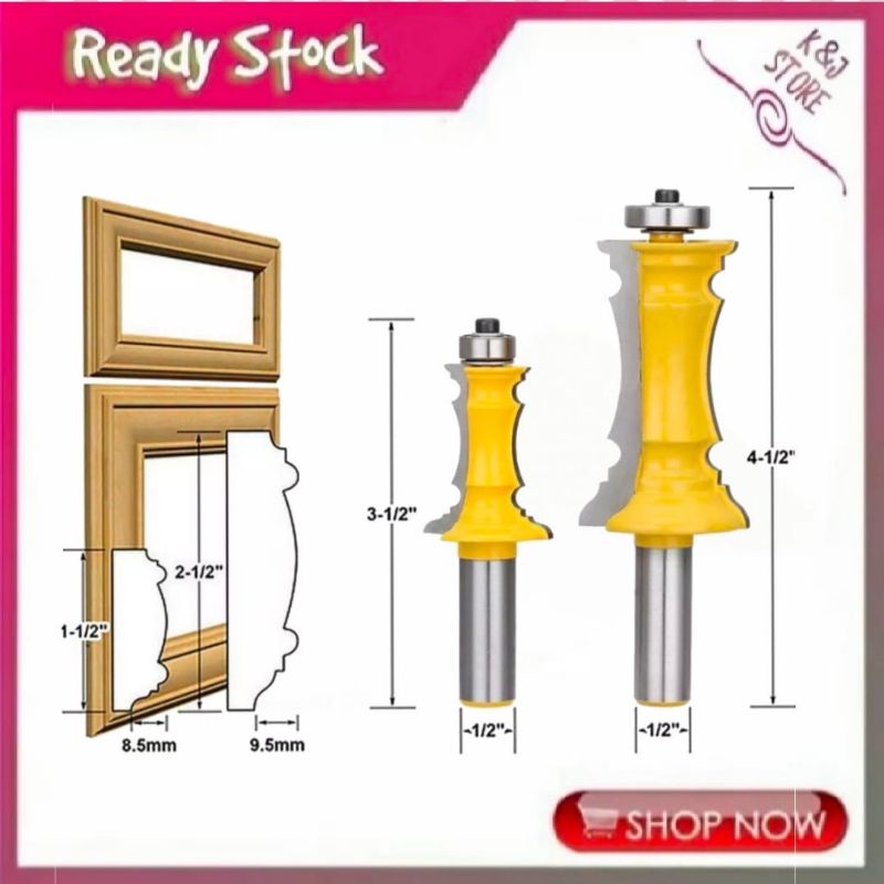 Jual Mata Pisau Profil Kayu Router Trimmer Molding Lis Kayu Pigura ...