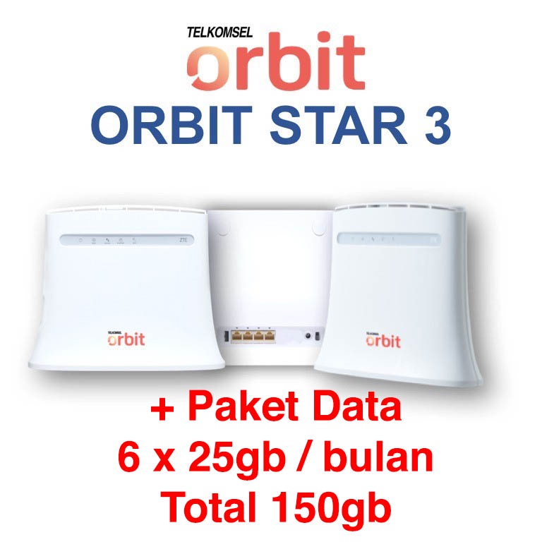 Jual Telkomsel Orbit Star 3 ZTE MF283U Modem Wifi Home Router | Shopee ...