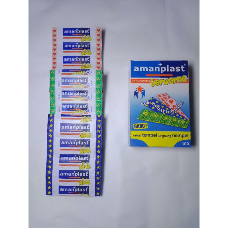 Jual AMANPLAST FAMILY DAN WARNA ISI 100PCS | Shopee Indonesia