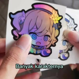 Jual Stiker Genshin Impact - Mona - Anime Sticker Hologram Wibu Jepang ...