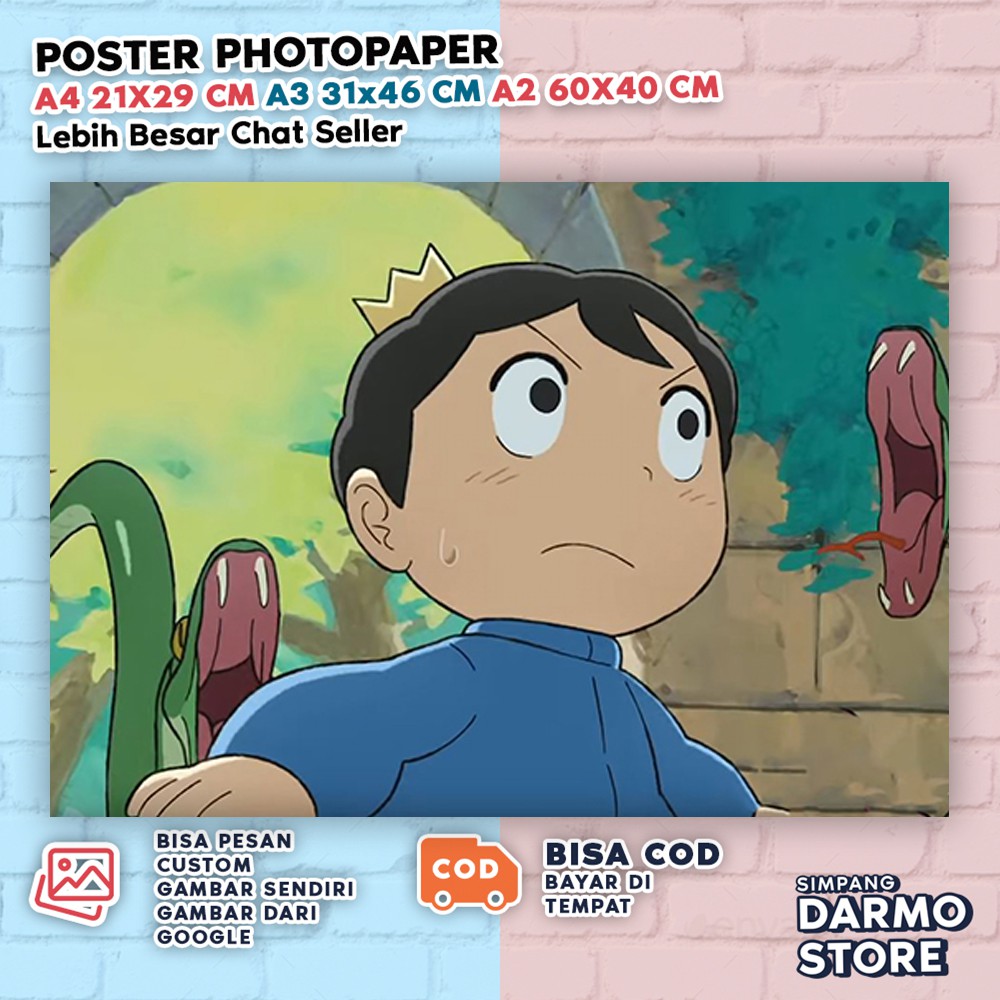 Jual Poster Ousama Ranking Anime Ranking of Kings Wibu Bojji Kage Daida ...