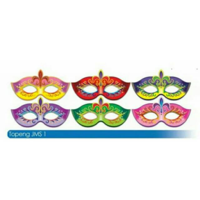 Jual Topeng Jms 1, Topeng Ultah, Topeng Pesta (1 Pak isi 10pcs ...
