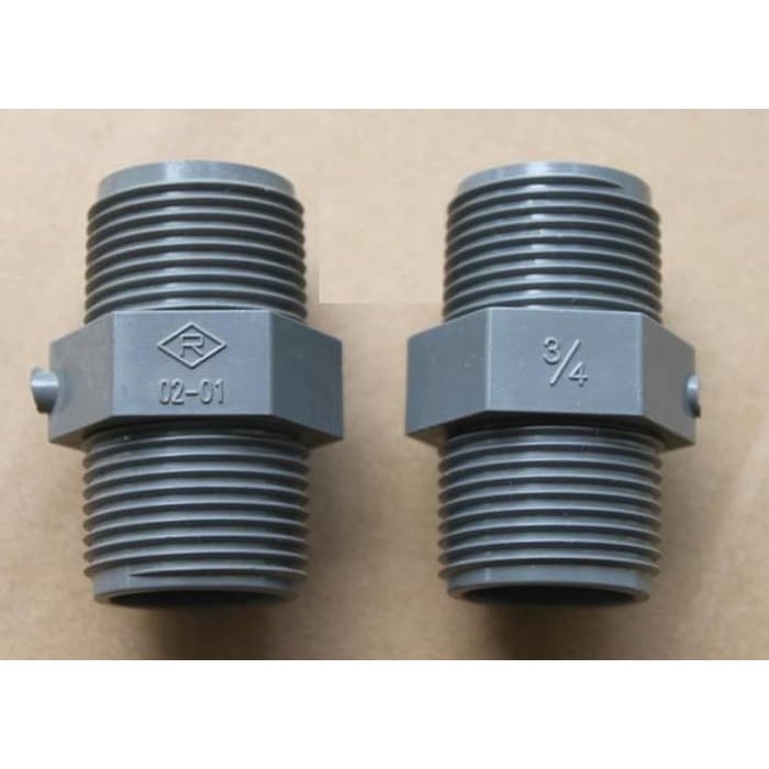 Jual Dobel Nepel / Double Nipple PVC AW Tebal 1/2" | Shopee Indonesia