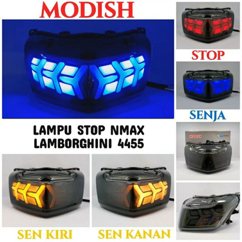 Jual Lampu stop/stop lamp yamaha nmax model lamborghini | Shopee Indonesia