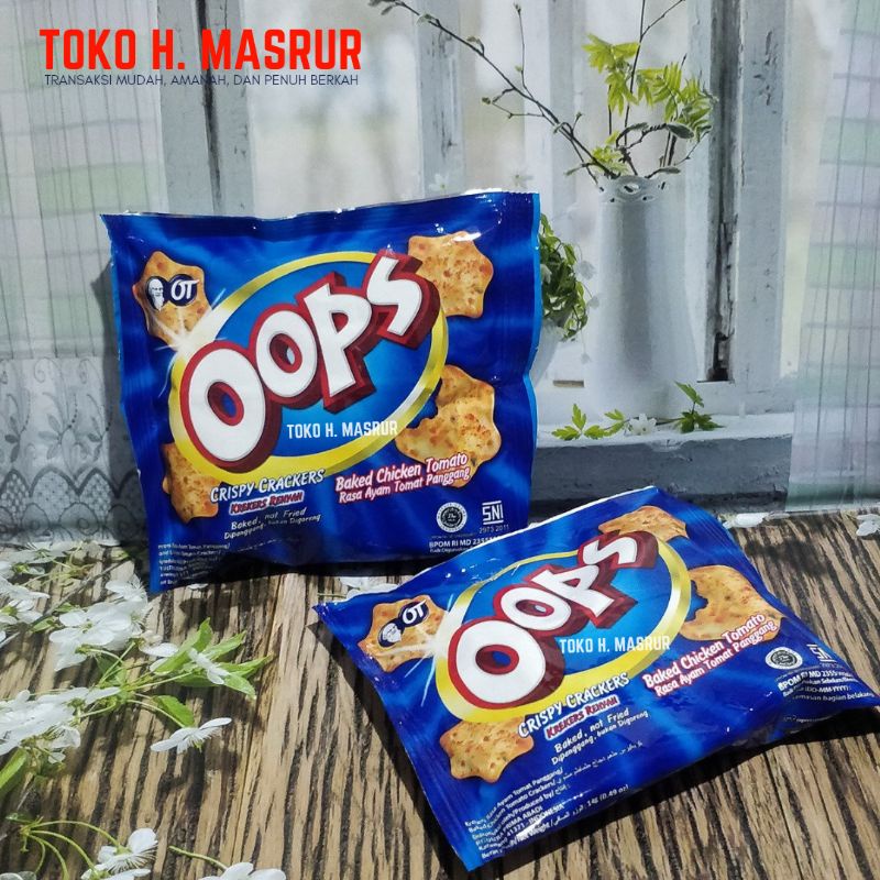Jual Crispy Crackers Oops 14gr | Fugu Oops | Shopee Indonesia