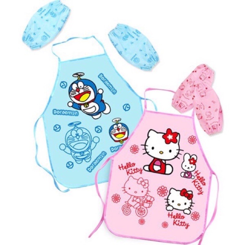 Jual Celemek melukis anak/ set apron anak untuk melukis atau memasak ...