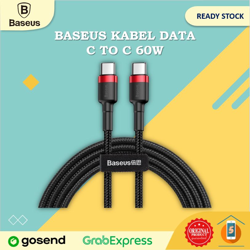 Jual Baseus Kabel Data Type C to Type C PD 2.0 60W 1Meter | Shopee ... Jual Baseus Kabel Data Type C to Type C PD 2.0 60W 1Meter | Shopee ...