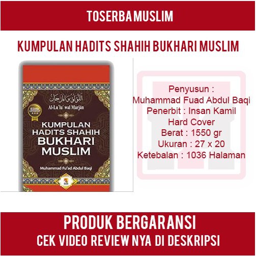 Jual Kumpulan Hadits Shahih Bukhari Muslim - Insan Kamil | Shopee Indonesia