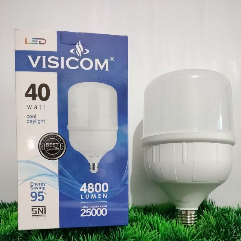 Jual Lampu LED Visicom 40 watt - Bohlam LED Hemat energi 40 watt Indonesia|Shopee Indonesia