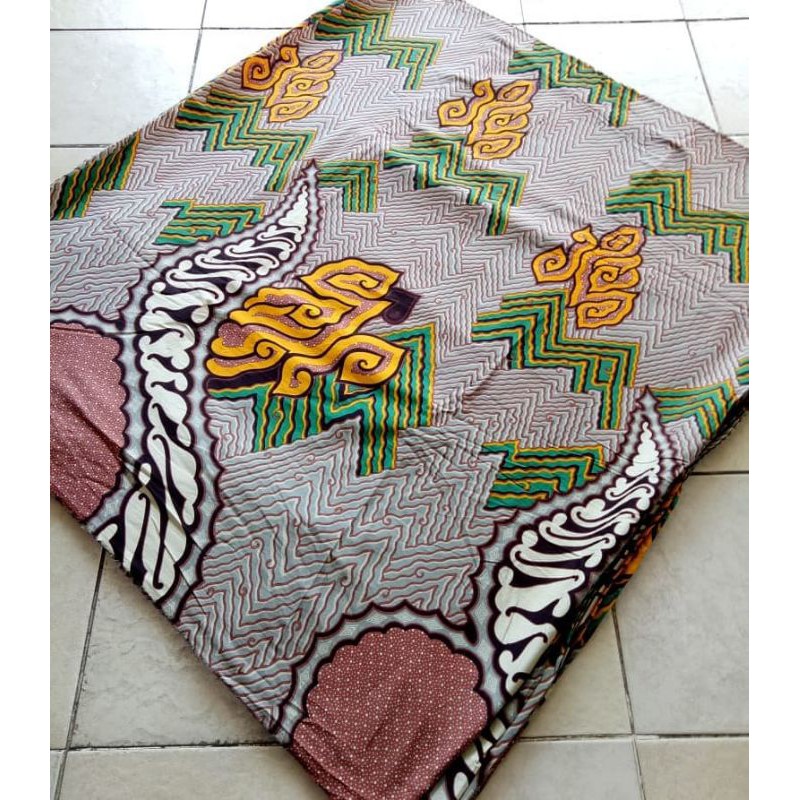 Jual Kain Batik Solo motif zik zak abu abu ( Primissima ) | Shopee ...