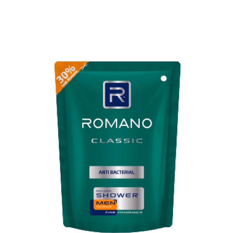 Jual Romano Body Wash Pouch Classic 400 mL Indonesia|Shopee Indonesia