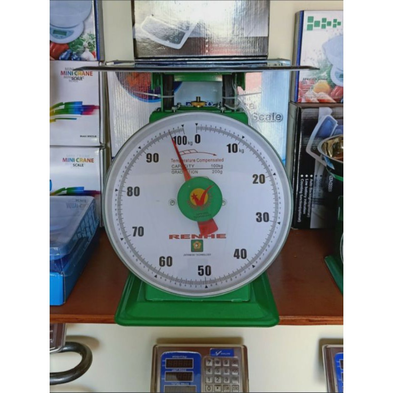Jual Timbangan Duduk Jarum 100Kg Vietnam Quality/Timbangan Manual RENHE 100Kg | Shopee Indonesia