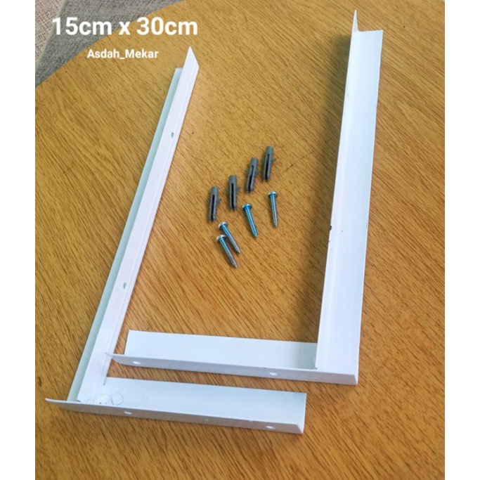 Jual Besi Siku Bracket Siku Dinding (1Pics: 2siku) Indonesia|Shopee ...