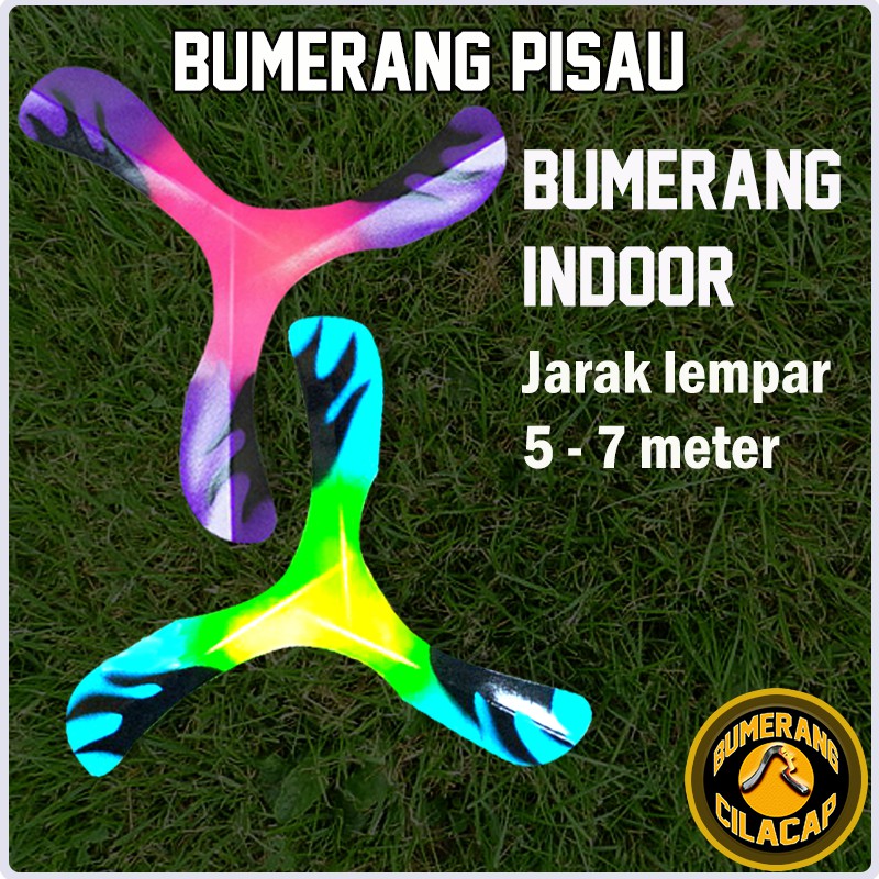 Jual Bumerang Murah bumerang indoor ukuran mini Jarak Lempar 5 Meter ...