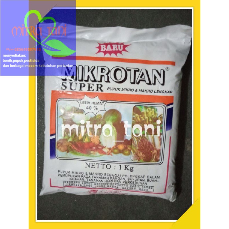 Jual pupuk mikro dan makro lengkap MIKROTAN SUPER 1kg | Shopee Indonesia
