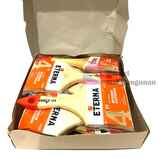 Jual Kuas Cat Tembok Gagang Kayu 4 Inci ETERNA / Koas Cat Gagang Kayu 4 ...