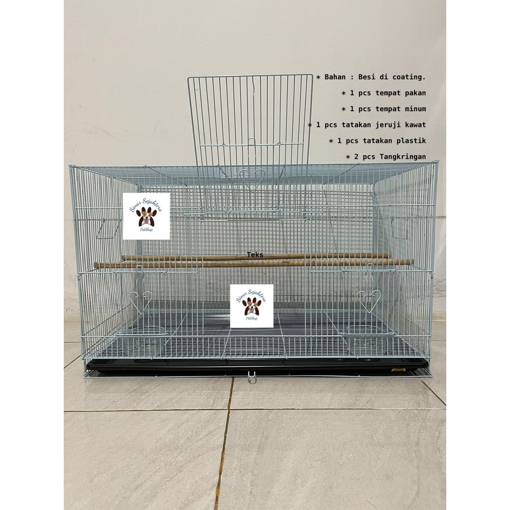 Jual Kandang Burung Octagon Bird Cage A-320 75x45x45 cm - Bird Cage ...