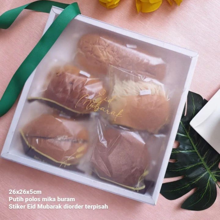 Jual 26x26x5 cm BOX PUTIH POLOS TUTUP MIKA BURAM | Shopee Indonesia
