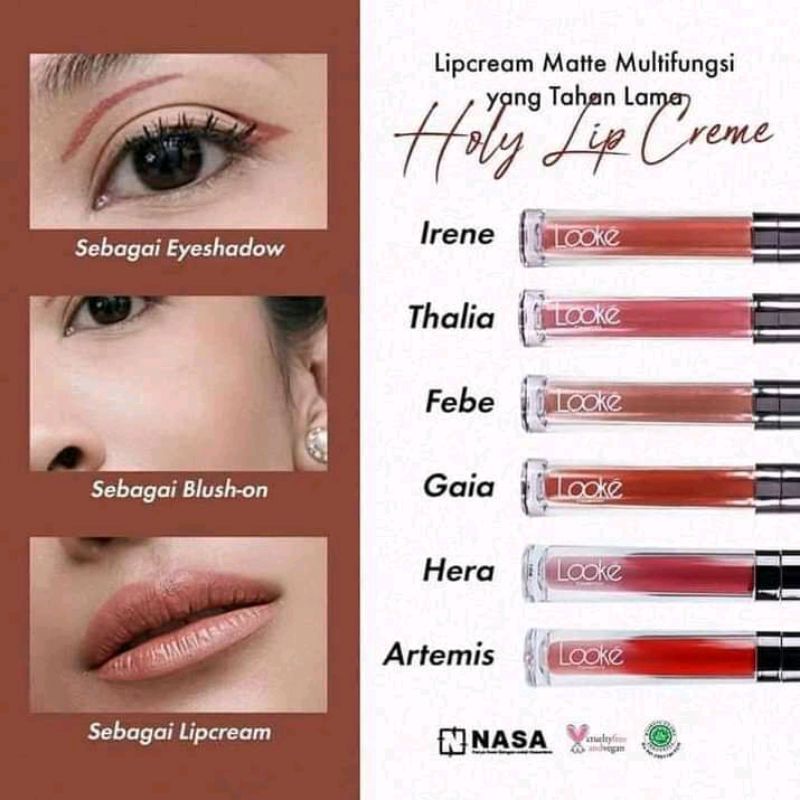 Jual Looke Holy Lip Creme IRENE | Shopee Indonesia