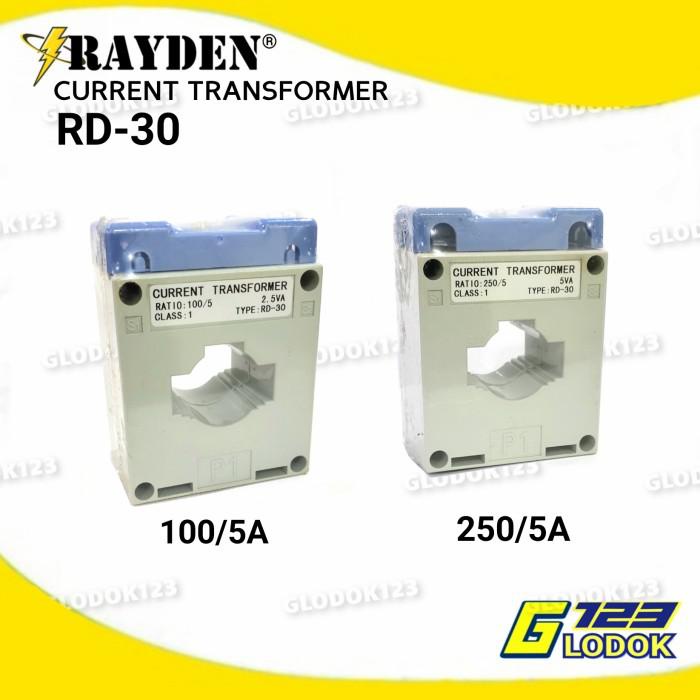 Jual Current Transformer CT 100/5A 250/5A MSQ-30 - 250A, Tanpa Bubble ...