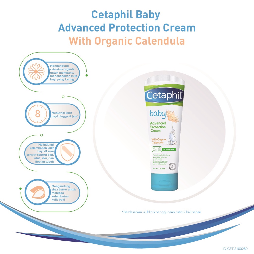 Jual Cetaphil Baby Advanced Protection Cream with Organic Calendula 85g ...