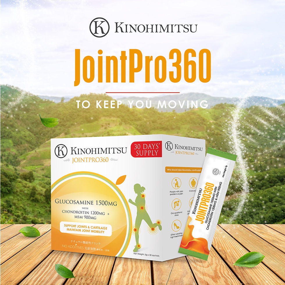 Jual Kinohimitsu JointPro 360 joint Pro Glucosamine 1500mg ...