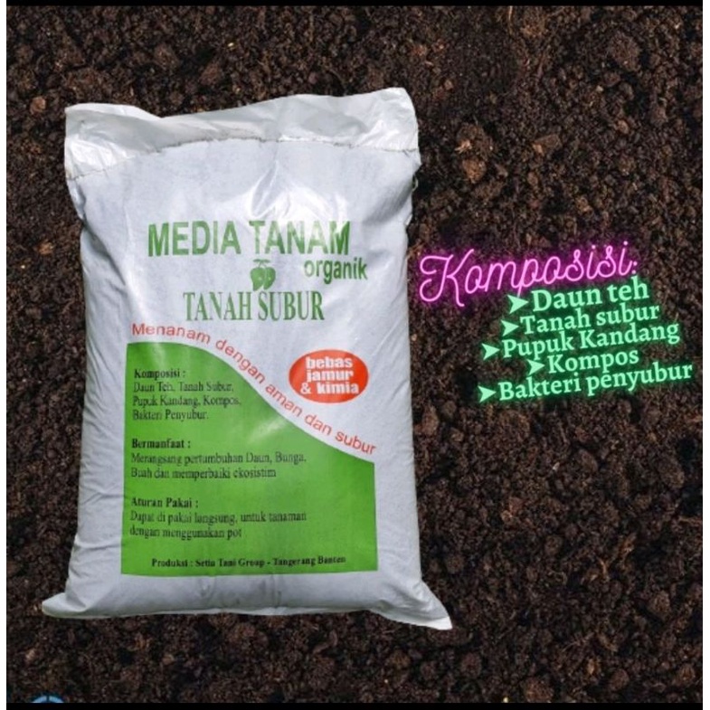 Jual media tanam tanah subur 15 kg | Shopee Indonesia