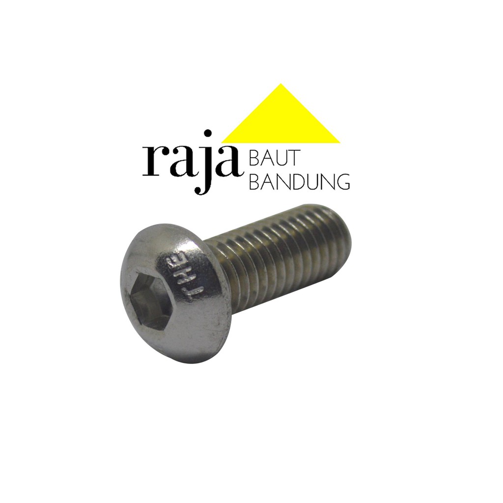 Jual Baut L Button Head M8 8x20 Stainless Steel Button Head Screws | Shopee Indonesia