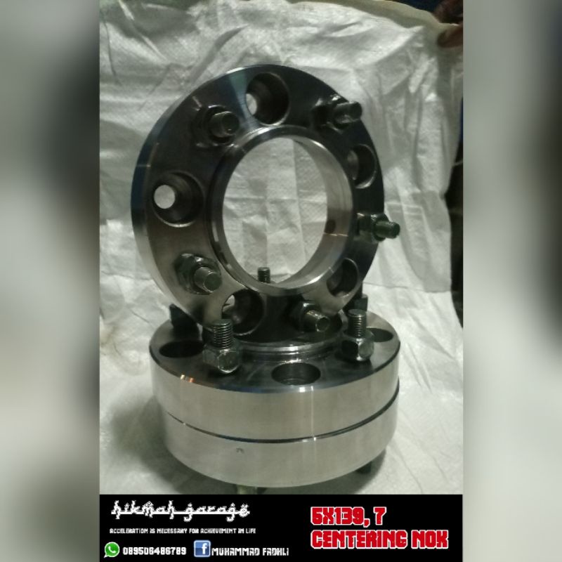 Jual Adaptor velg mobil pcd 5x139, 7 centering nok / ring - bahan full ...