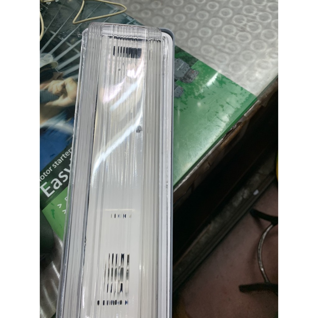 Jual Kap Lampu Neon TL T8 1x18 watt 1x20 watt waterproof IP65 60cm ...