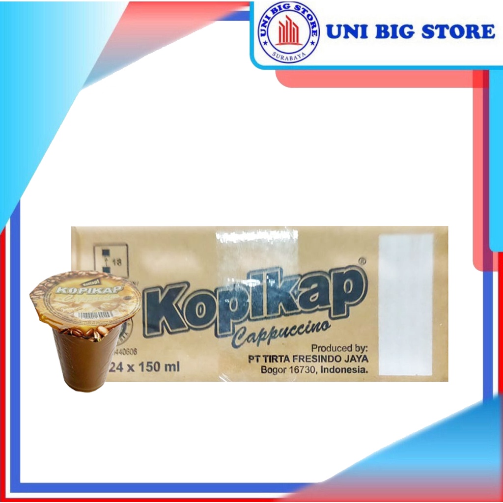 Jual Kopikap Cappuccino Coffee Kopi 150 ml * 24 Cup DUS | Shopee Indonesia