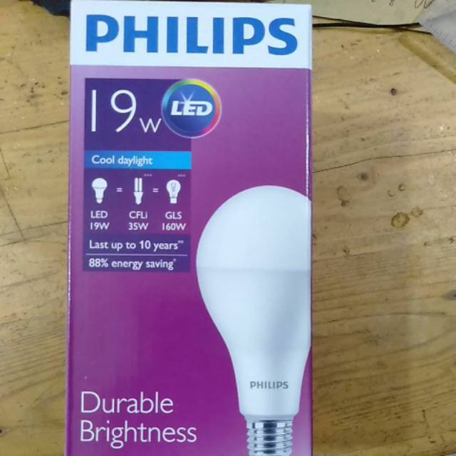 Jual Lampu LED Philips 19 Watt Putih White | Shopee Indonesia