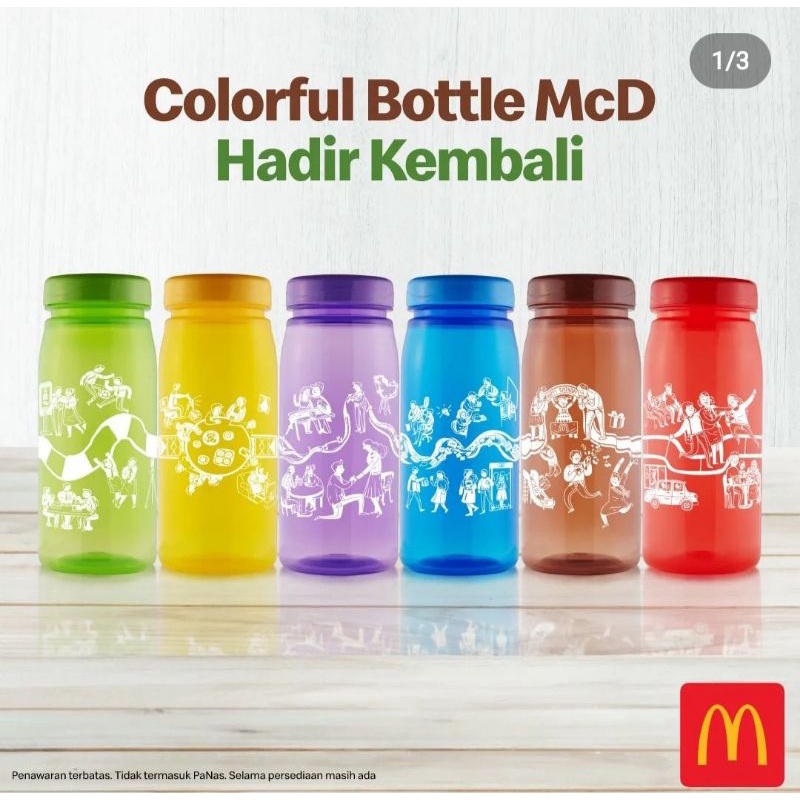 Jual Botol Mcd Reusable Tumblr McD 2022 bottle murah fix | Shopee Indonesia