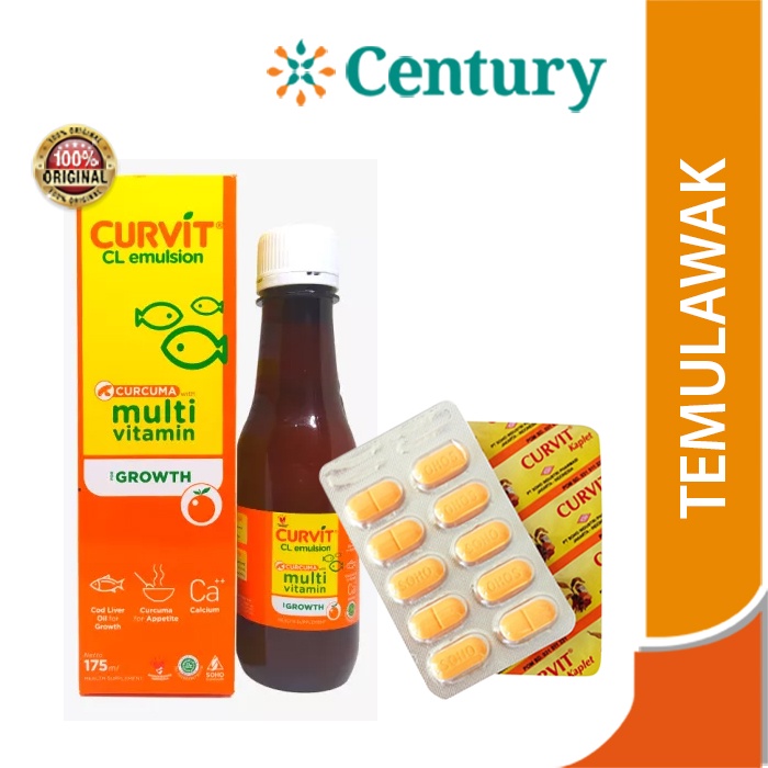 Jual Curvit/Curvit sirup 175 ml/Curvit Tablet/Meningkatkan Nafsu Makan ...