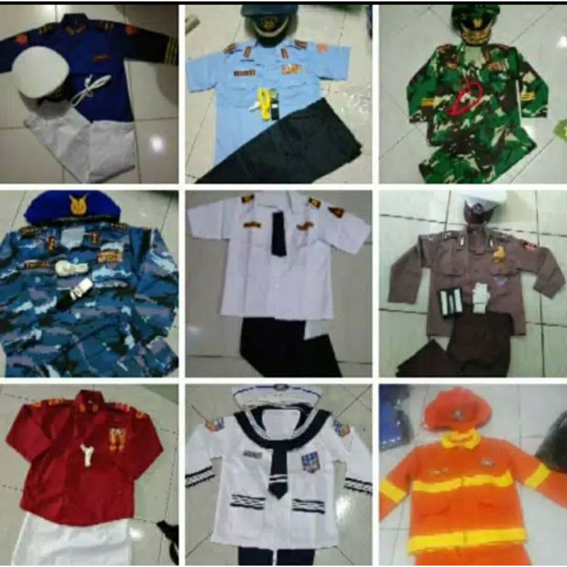 Jual SERAGAM PROFESI ANAK / BAJU KARNAVAL ANAK ATRIBUT LENGKAP POCIL ...