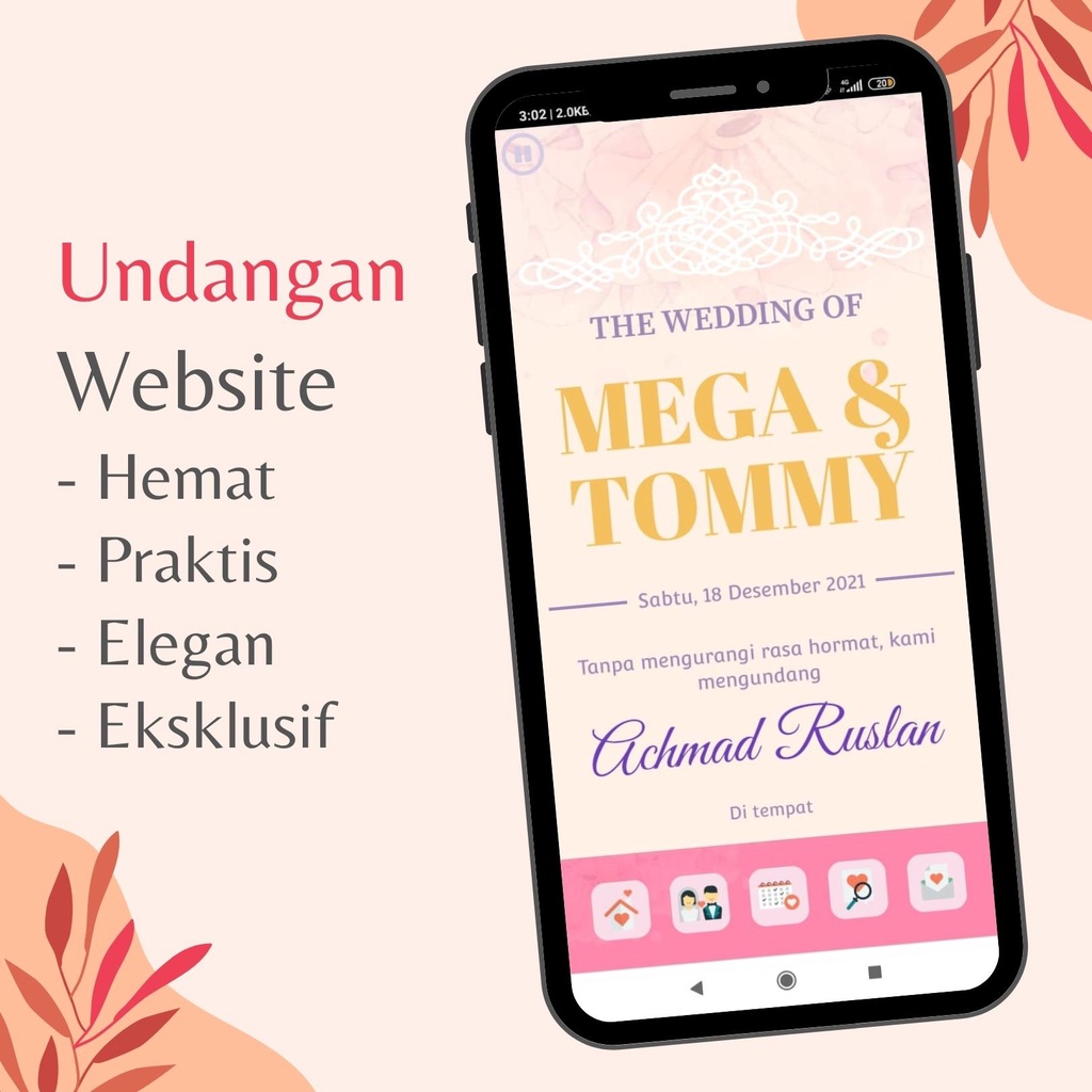 Jual UNDANGAN WEBSITE UNDANGAN DIGITAL | Shopee Indonesia