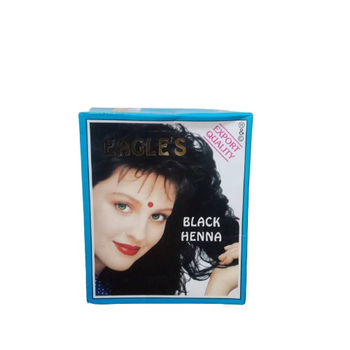 Jual Eagle's Black Henna Semir Hitam Export Quality isi 6pcs | Shopee ...