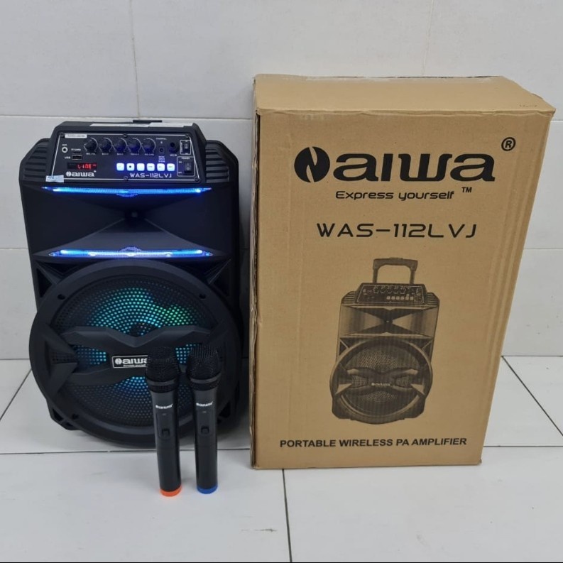 Jual Speaker Aiwa 12 inch WAS 112 LVJ 2 DAN sepeaker portable aiwa 112 ...