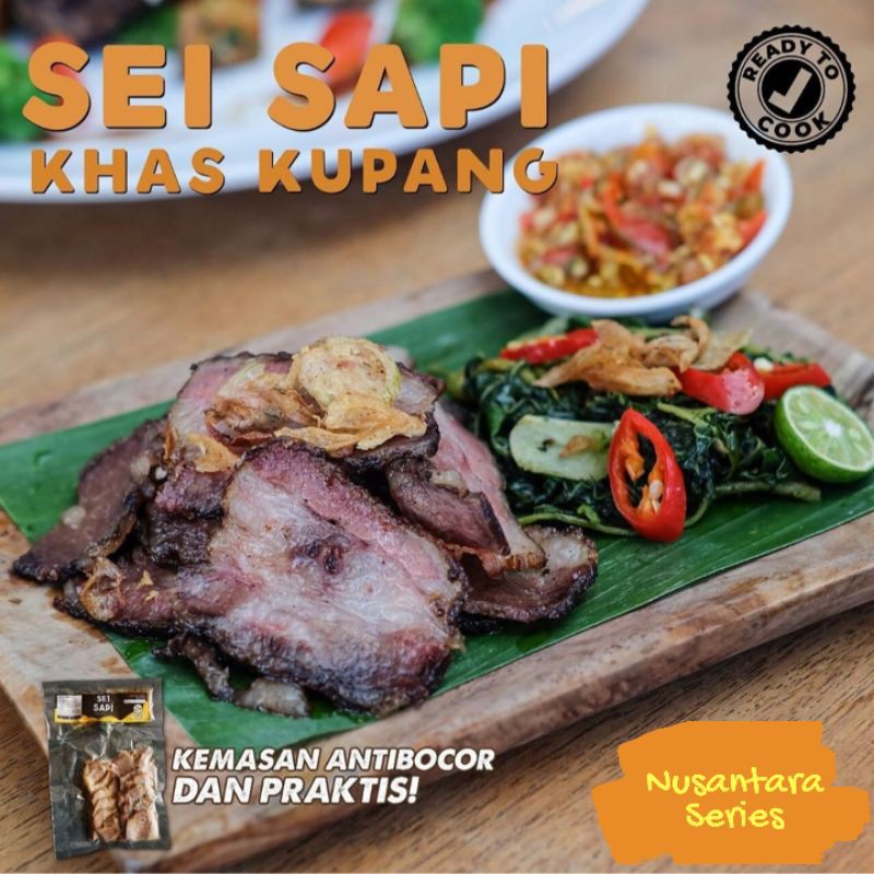 Jual SEI SAPI FROZEN 180 GRAM LENGKAP DENGAN SAMBAL LUAT | Shopee Indonesia