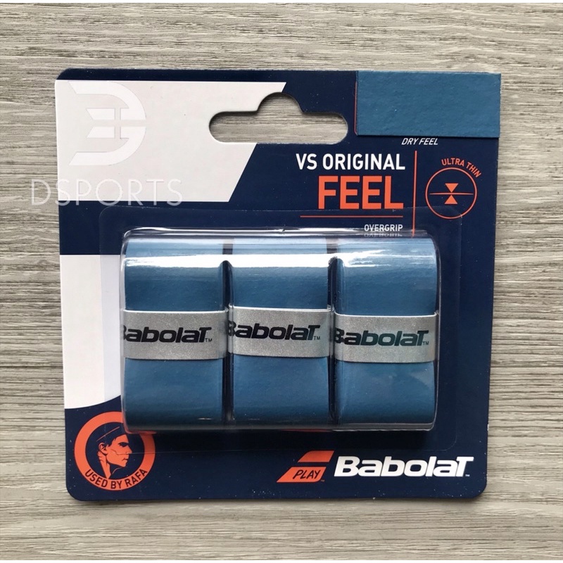 Jual Babolat VS Original Dry Thin White Overgrip Nadal ( Tennis Grips ...