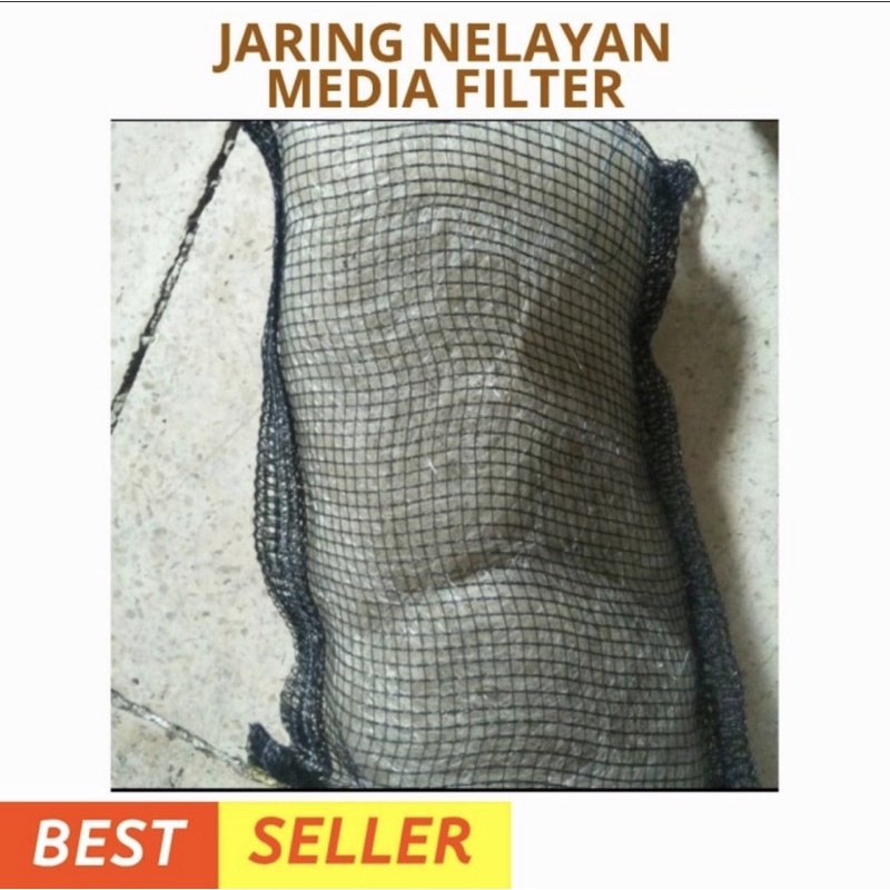 Jual Jaring bekas nelayan media filter kolam aquarium ikan koi ikan ...