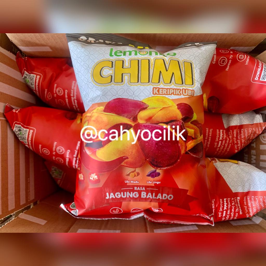 Jual CHIMI KERIPIK UBI JAGUNG BALADO LEMONILO 1 PCS | Shopee Indonesia
