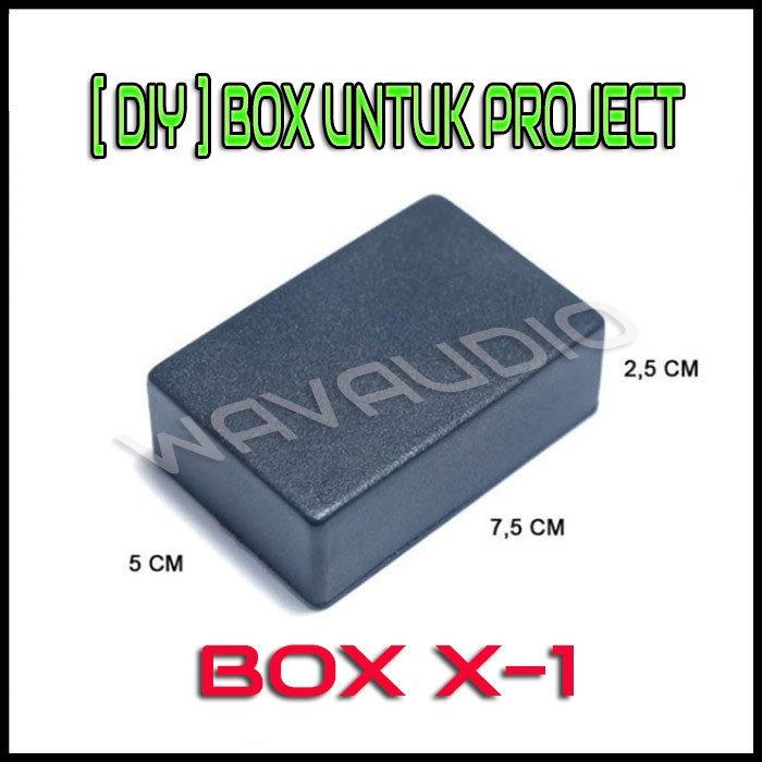 Jual [ DIY ] Box Plastik Kotak Hitam Type X1 | Shopee Indonesia