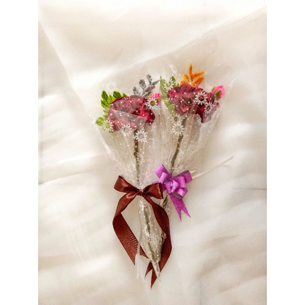 Jual BUKET BUNGA/BUKET BUNGA FLANEL/KAINFLANEL/BUKET MIRAH KEKINIAN ...