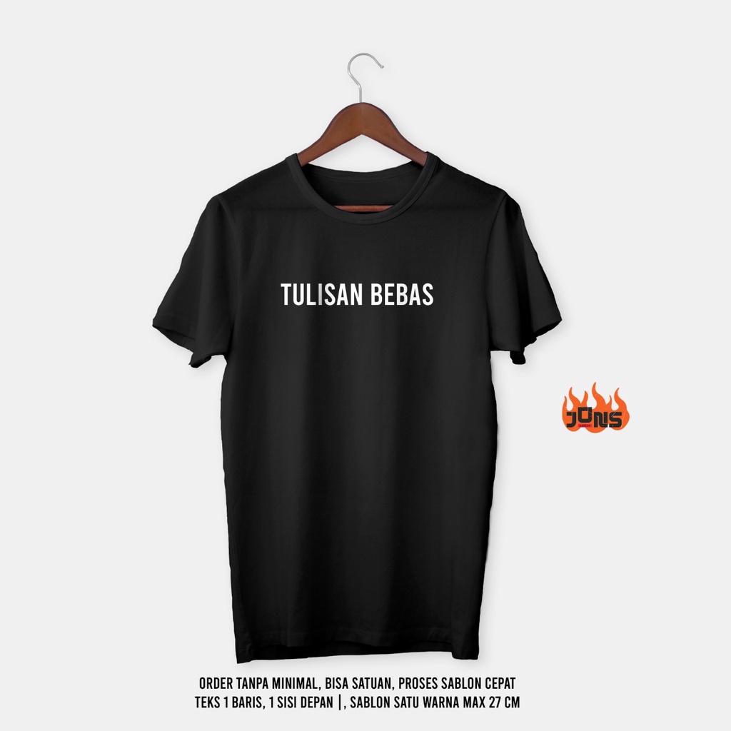 Jual KAOS SABLON CUSTOM SATUAN NAMA/KAOS CUSTOM KATA KATA/KAOS SABLON ... Jual KAOS SABLON CUSTOM SATUAN NAMA/KAOS CUSTOM KATA KATA/KAOS SABLON ...