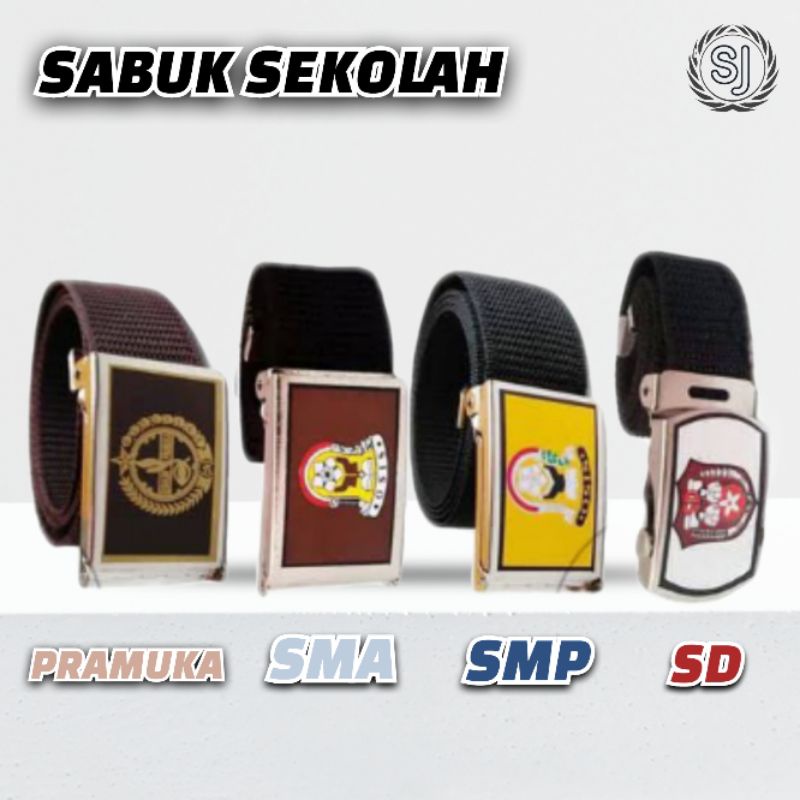 Jual Sabuk gesper sekolah SD/SMP/SMA & PRAMUKA LENGKAP | Shopee Indonesia