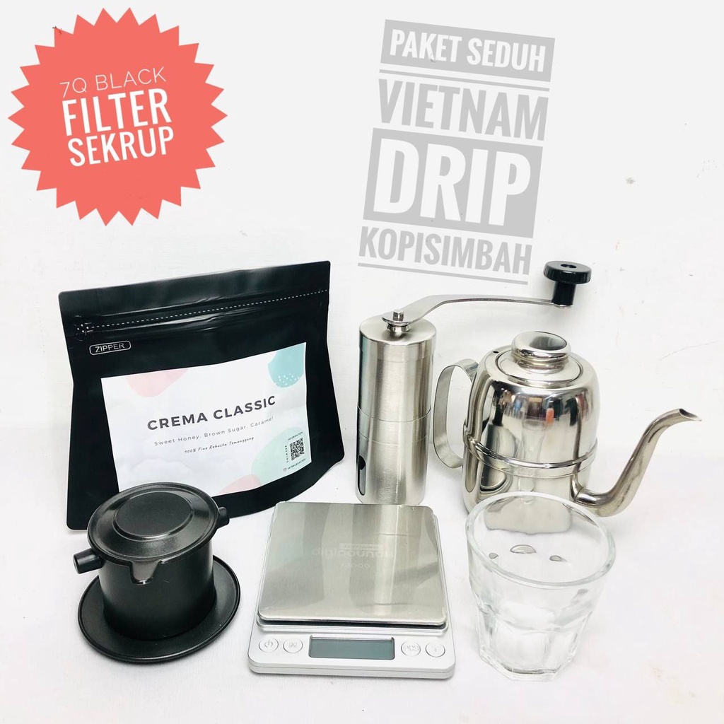 Jual Paket BREWING VIETNAM DRIP Coffee Maker Alat Seduh Pembuat Kopi Manual Brew Vietnamese ...